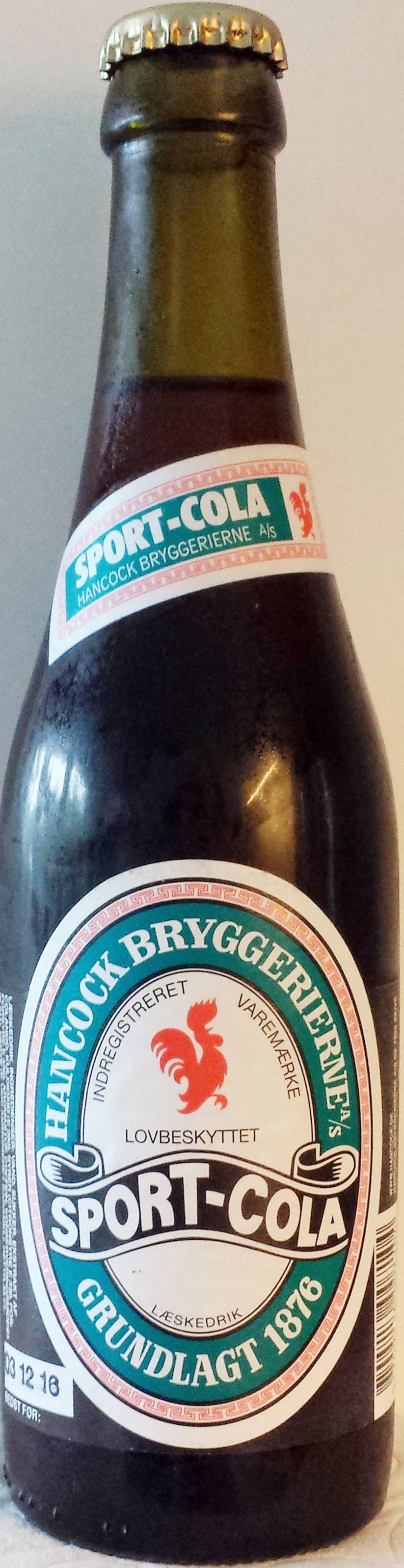 Hancock Bryggerierne – Sport-Cola – Läskeblask.se