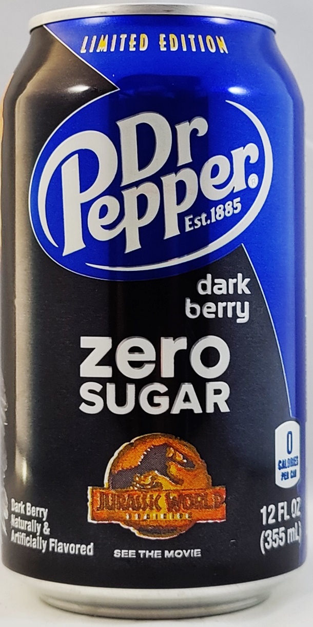 Dr Pepper – Dark Berry Zero Sugar – Läskeblask.se