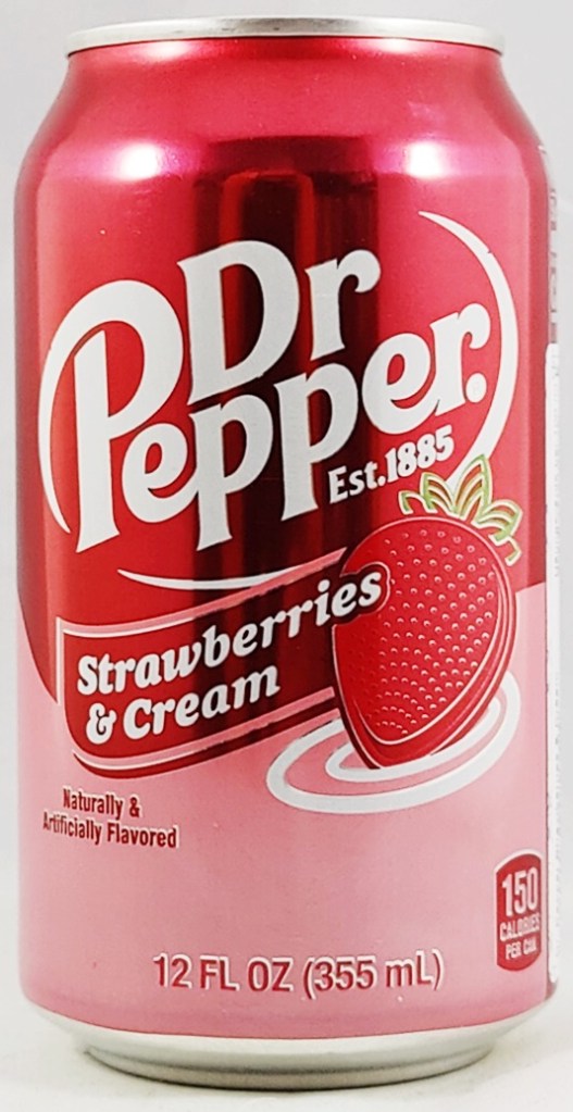 Dr Pepper – Strawberries and Cream – Läskeblask.se