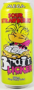 Brain licker – Sour Strawberry – Läskeblask.se